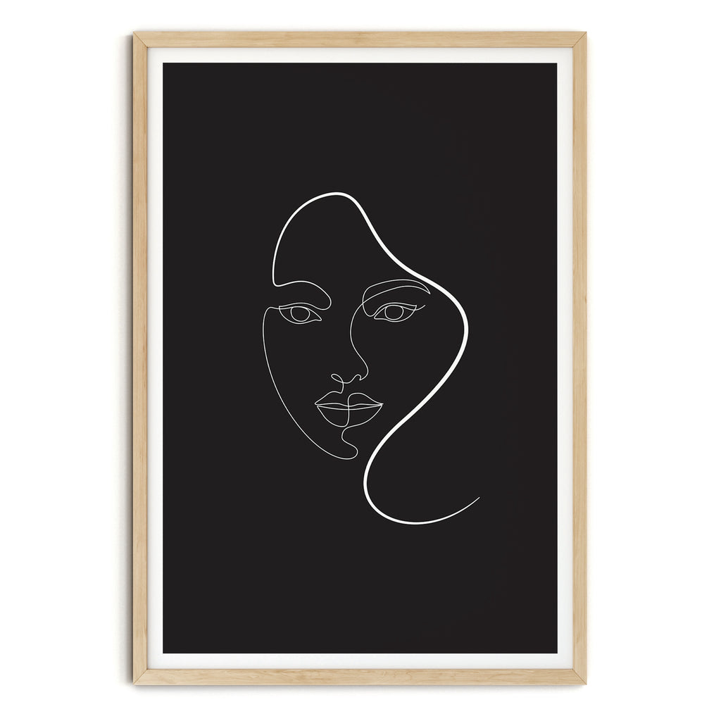 COSMOPOLITAN BLACK ART PRINT – Printcasso
